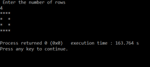 Print Hollow Rectangle or Hollow Square Star Pattern | PrepInsta