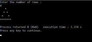 Print Hollow Pyramid Star Pattern » PREP INSTA