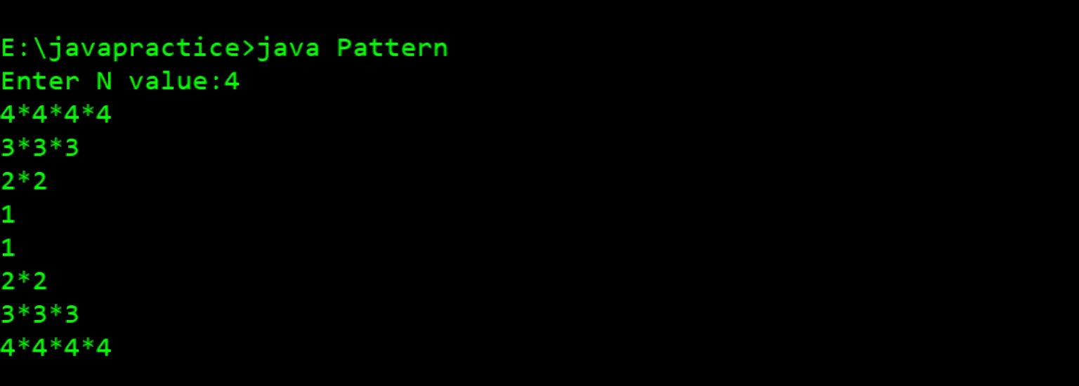 Print Number Star Half Diamond Pattern Type 3 » PREP INSTA