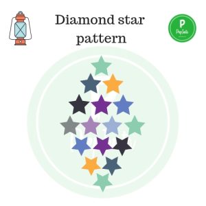 Diamond star pattern printing | PrepInsta | Top 100 Codes
