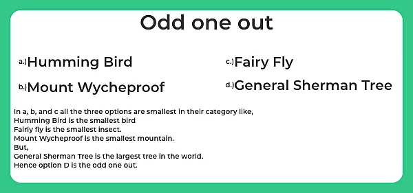 Fomulas for Odd Man Out | Odd Man Out Formulas | PrepInsta