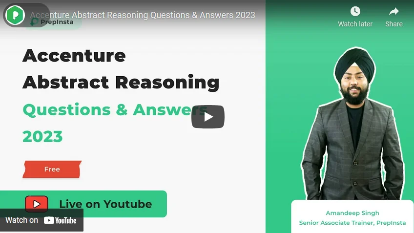 Accenture Previous papers 2024 For Freshers | PrepInsta