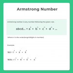 Armstrong Number in C | PrepInsta
