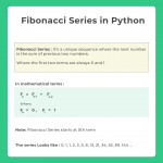 Fibonacci Series in Python | PrepInsta