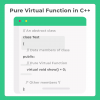Pure Virtual Function in C++ | PrepInsta