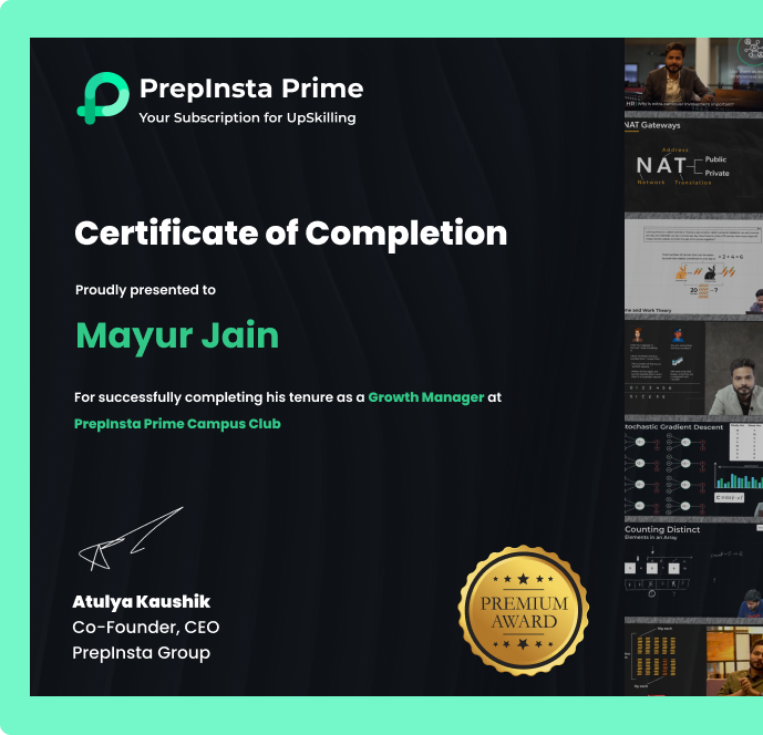 PrepInsta Campus Growth Manager Program | Campus Ambassador